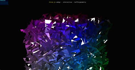 Threejs Webgl Interactive Buffergeometry