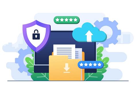 Premium Vector Cloud Computing And Database Service