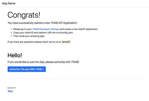 GitHub Ynab Ynab Api Starter Kit Quickly Get Started Developing An Application With The YNAB API