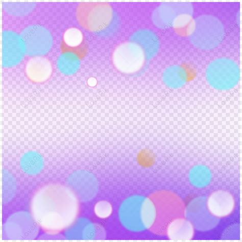 보라색 Bokeh 빛 일러스트 효과 테두리 색상 Bokeh Png 일러스트 무료 다운로드 Lovepik