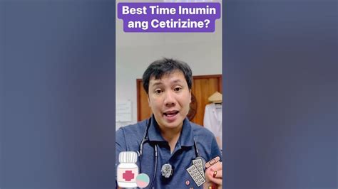 Best Time Inumin Ang Cetirizine Youtube