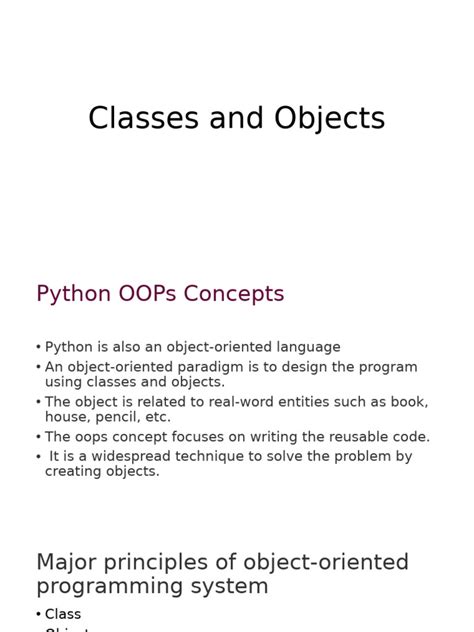 14classes And Objects Pdf Inheritance Object Oriented Programming Class Computer