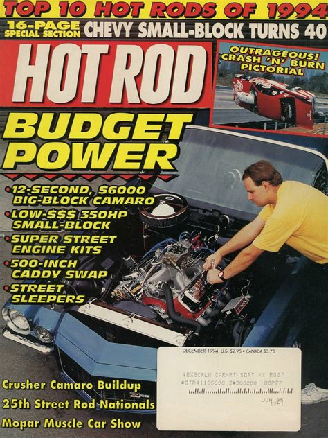 Hot Rod December 1994 Top 10 Hot Rods Of 1994 Magazine Hot Ro