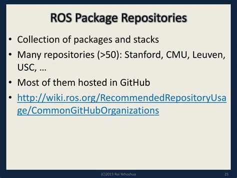 PPT ROS Lesson PowerPoint Presentation Free Download ID