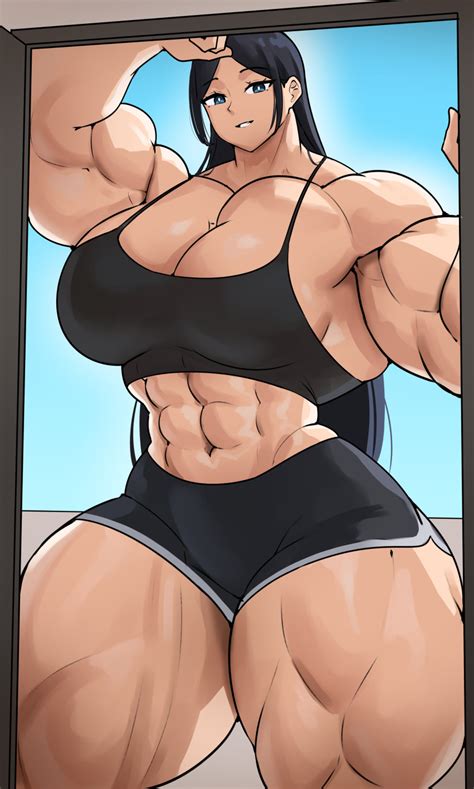 Rule 34 Abs Biceps Big Breasts Big Muscles Booty Shorts Broad