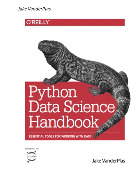 𝐏𝐲𝐭𝐡𝐨𝐧 𝐃𝐚𝐭𝐚 𝐒𝐜𝐢𝐞𝐧𝐜𝐞 𝐇𝐚𝐧𝐝𝐛𝐨𝐨𝐤 - a great book on how you can learn Data Science with Python ...