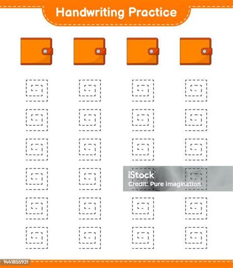 필기 연습 지갑의 추적 라인 교육 어린이 게임 인쇄 워크시트 벡터 일러스트 레이 션 0명에 대한 스톡 벡터 아트 및 기타 이미지 0명 개발 공부 Istock
