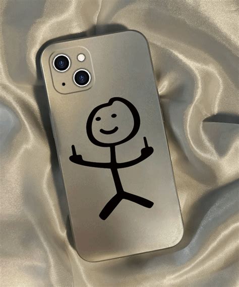 가운데 손가락과 머리 어디갔어 아이폰 케이스 에이블리