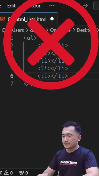 Cara Cepat Membuat Html List Codingindonesia Html Programming