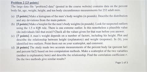 solved problem 2 [23 points] the large data file