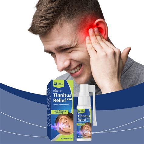 Tinnitus Cure Spray Ear Ringing Treatment Relief Ear Pain Itch Hearing