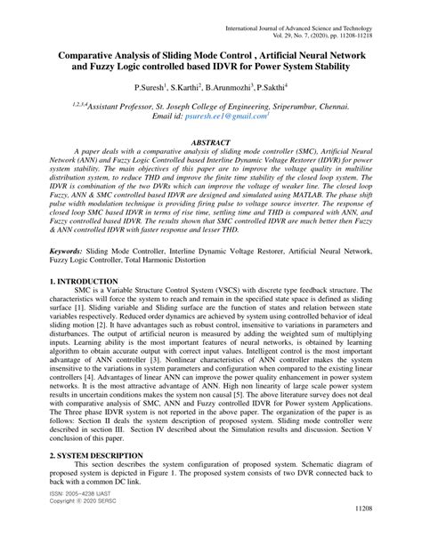 Pdf Comparative Analysis Of Sliding Mode Control Artificial Neural Network And Fuzzy Logic