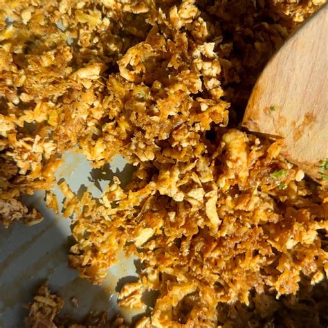 Barbecue Shredded Tofu Tacos Avocado Skillet