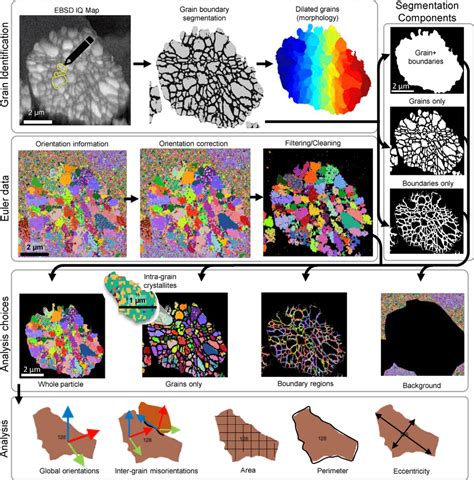 Flowchart Of Ebsd Data Processing Prior To Grain And Intra Grain Analyses Download Scientific