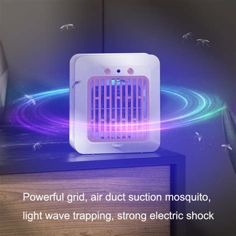 바이올렛 전기 모기 킬러 램프 실내 Usb 흡입 물리 모기 트랩 흰색