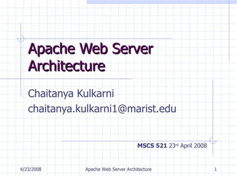 Apache Web Server For Linux Pdf Web Development Internet