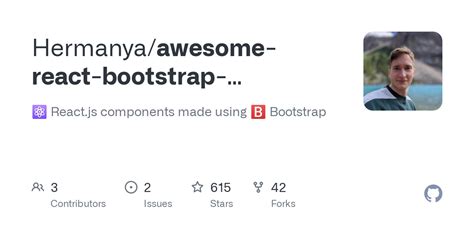 Github Hermanyaawesome React Bootstrap Components ⚛️ Reactjs