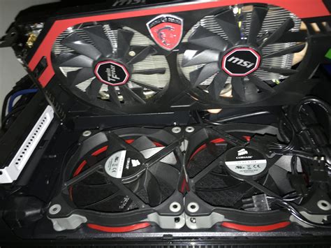 Case Fan Intake Or Exhaust Next To Gpu Pics Included Hardwarezone Forums