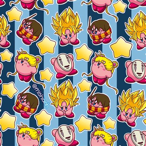 Kirby As No Face Sailor Moon Goku Harry Potter By Mishianh On Deviantart