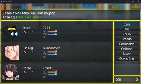 Hakuen Studio Bitmap Font For RPG Maker MZ By Hakuen Studio
