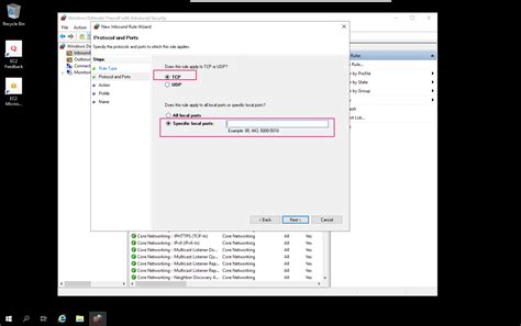 step by step guide to open port number in window server 2019 base hackerxone