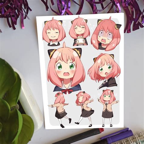 خرید و قیمت استیکر انیمه خانواده جاسوس از غرفه Kahgel