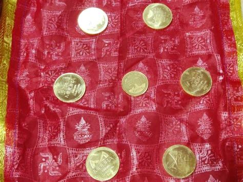 T Of 7 Gold Coins Of 650 Grams To Mataji In Ambaji Mai Bhakta Made