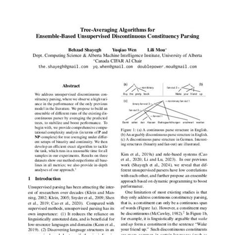 Behzad Shayegh On Linkedin Tree Averaging Algorithms For Ensemble