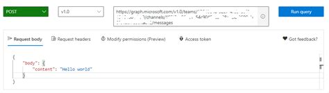 Start Conversation In A Teams Tab Using Graph Api Microsoft Qanda
