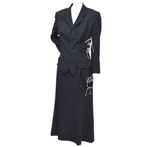 Yohji Yamamoto Black Suit Japanese Fashion Designers Bunka Fashion