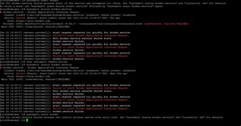unable to start docker service after daemon json file is created