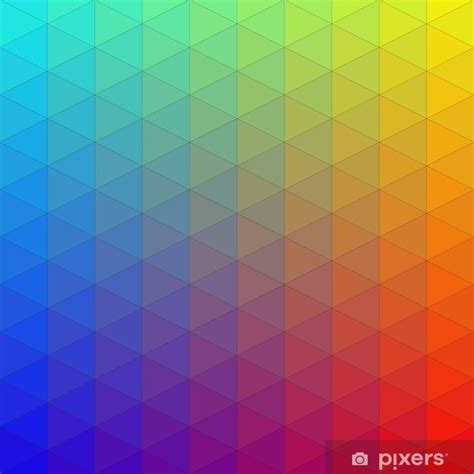 Poster Motif Spectre Triangle Pixersfr