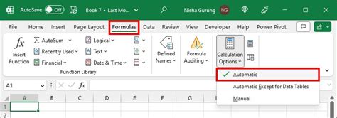 Formulas Not Updating Automatically In Excel Try These Fixes