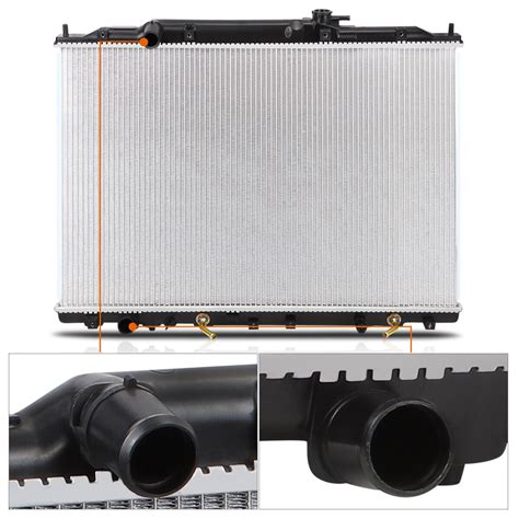 Aluminum Oe Factory Style Cooling Radiator For 07 13 Acura Mdxzdx At