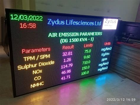 Led Boards Environment Health Safety Static Integrated Industrial Display Board Manufacturer