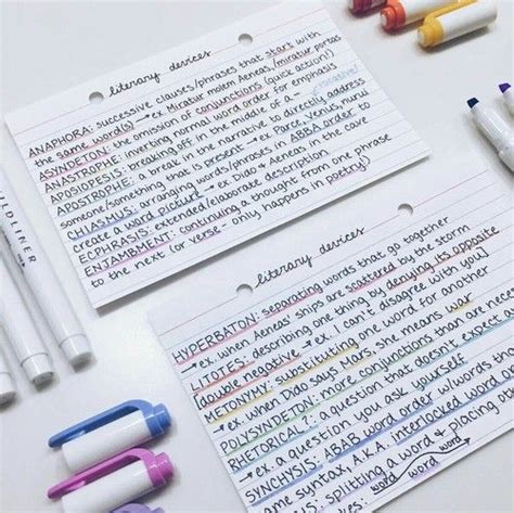 Colorful Note Taking Supplies For Effective Study Sessions