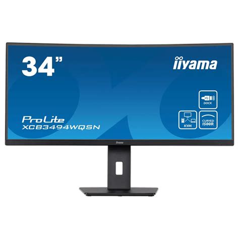Beeldscherm Prolite 34" XCB3494WQSN-B5 - PC en TV-monitors