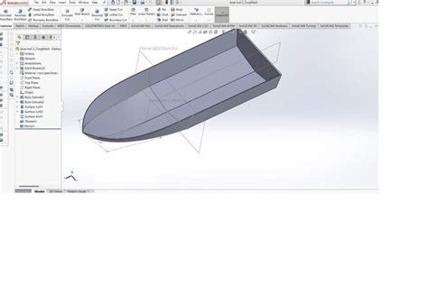 Using Solidworks Loft The Front Contour And Create A Video Showing How You Did It Freelancer