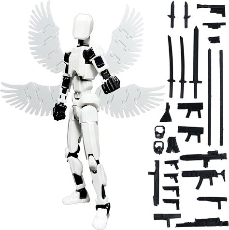 Assembly Completed T13 Action Figure Set Titan 13 Robot Action Figure