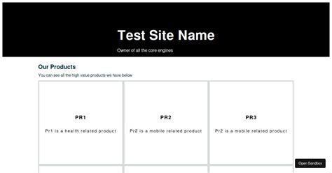 React Simple Card Examples CodeSandbox