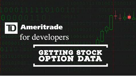 Td Ameritrade Api How To Get Option Chain Data Youtube