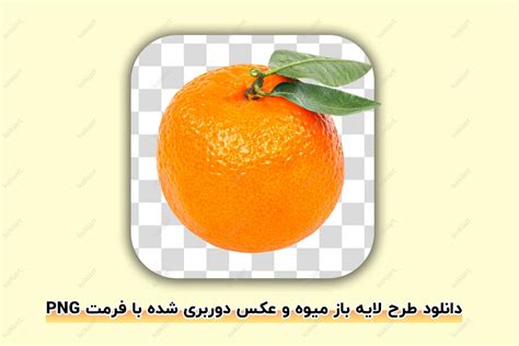دانلود تصویر پرتقال دوربری شده و بدون پس زمینه با فرمت پی ان جی Png کد 27119