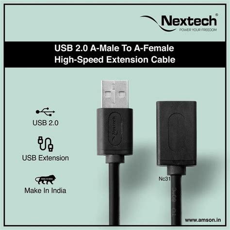 Nc31 5m Usb 20 Male To Usb F Cable At Rs 350piece Laptop Usb Cable