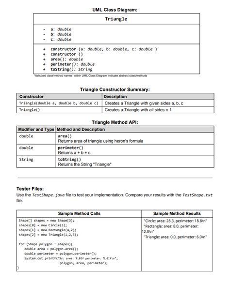 solved problem 3 shape 10 points software design create