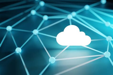 Premium Photo Cloud Computing And Networking Concept 3d Rendering