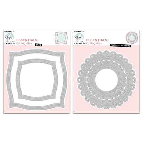Creative Craftlab Essentials Cutting Dies Olivia And Nested Circles He Aall And Create