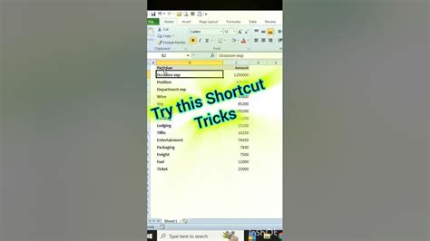 Excel Tricks And Tips Excel Exceltutorial Youtube