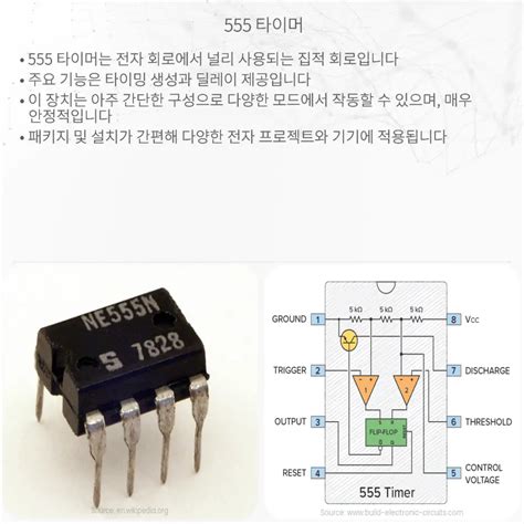 555 타이머 작동 방식 응용 프로그램 및 장점