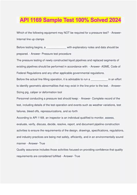 Api 1169 Sample Test 100 Solved 2024 Api 1169 Stuvia Us