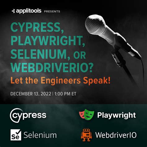 Cypress Playwright Selenium Or Webdriverio Let The Engineers Speak